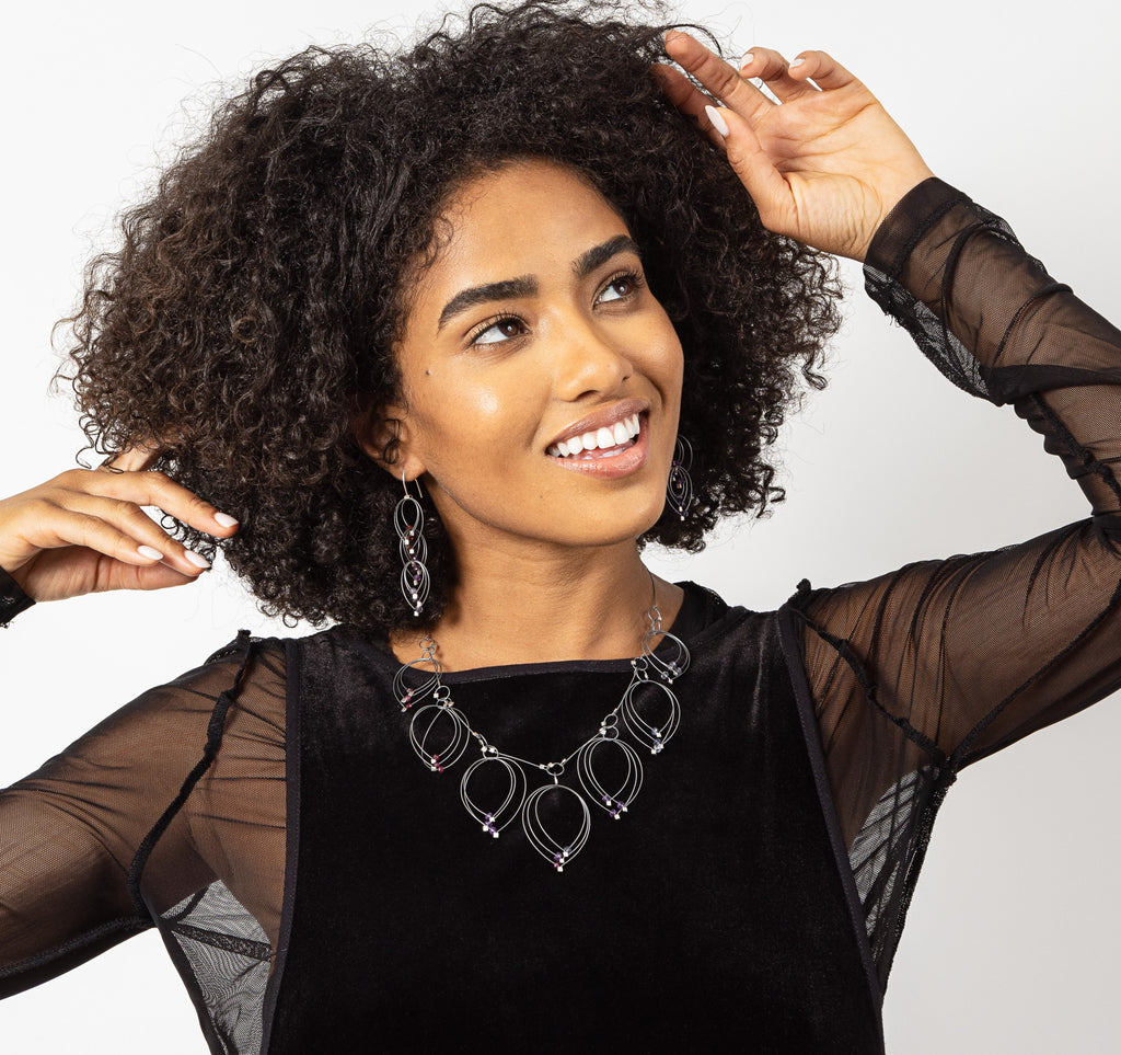 Feather Teardrop Pod Necklace – Meghan Patrice Riley