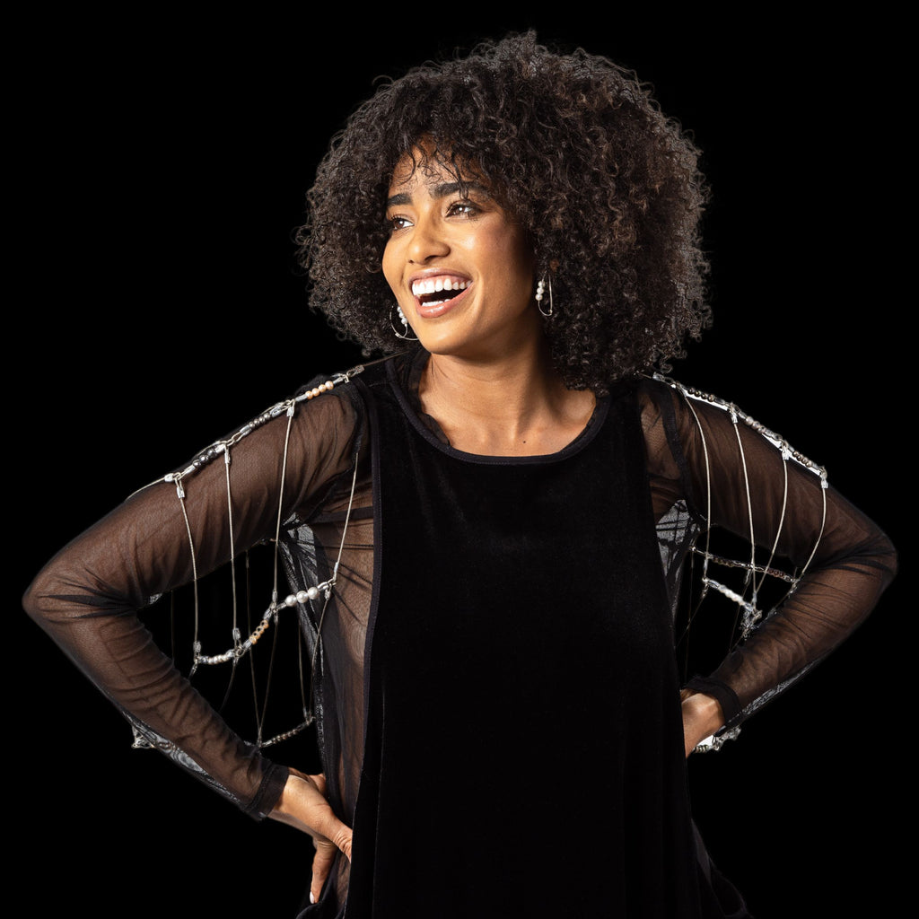 MPR Maxi Cable Collection: Maxi Pearl Shrug – Meghan Patrice Riley