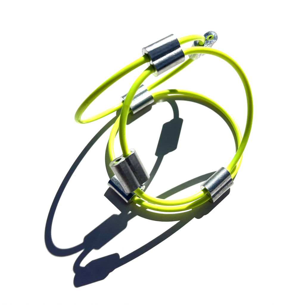 MPR Maxi Cable Collection: XL Maxi Pyramid Cuff in Neon Yellow – Meghan ...