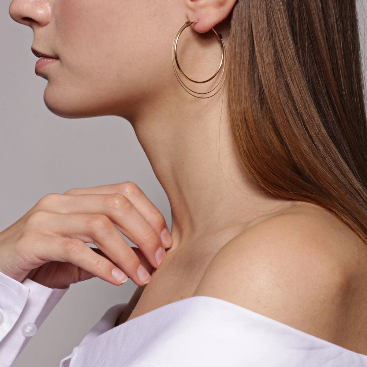 Trip Hoops (Small) – Meghan Patrice Riley