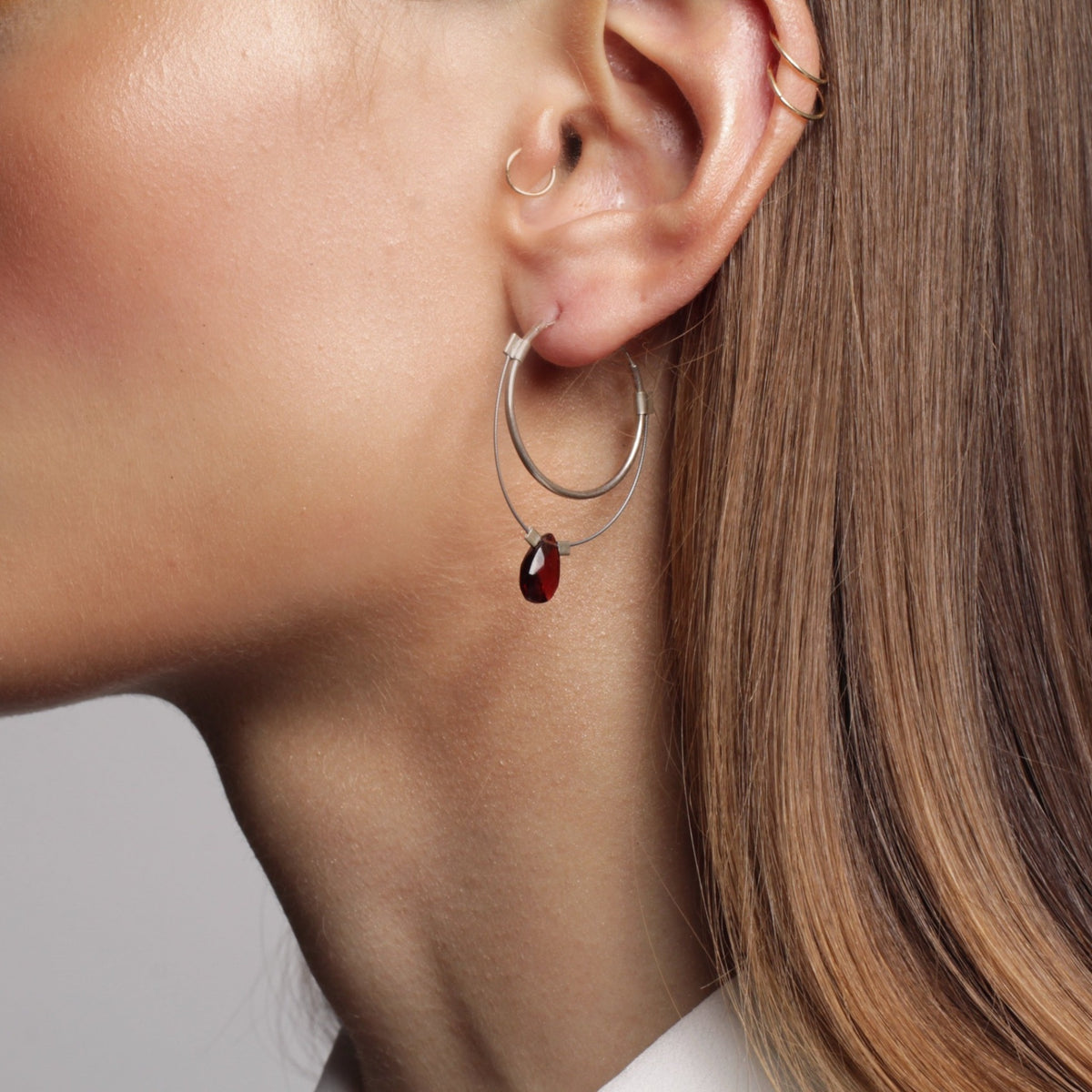 Trip Hoops (Small) – Meghan Patrice Riley